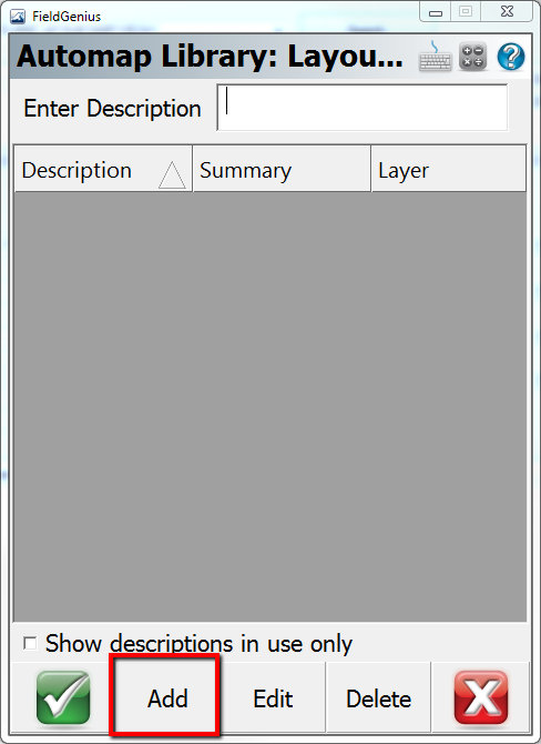 Creating a Custom AutoMap to be used as Default in FieldGenius - MicroSurvey