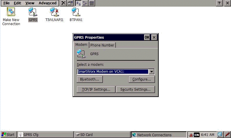 Configuring GPRS on a CS20 - MicroSurvey